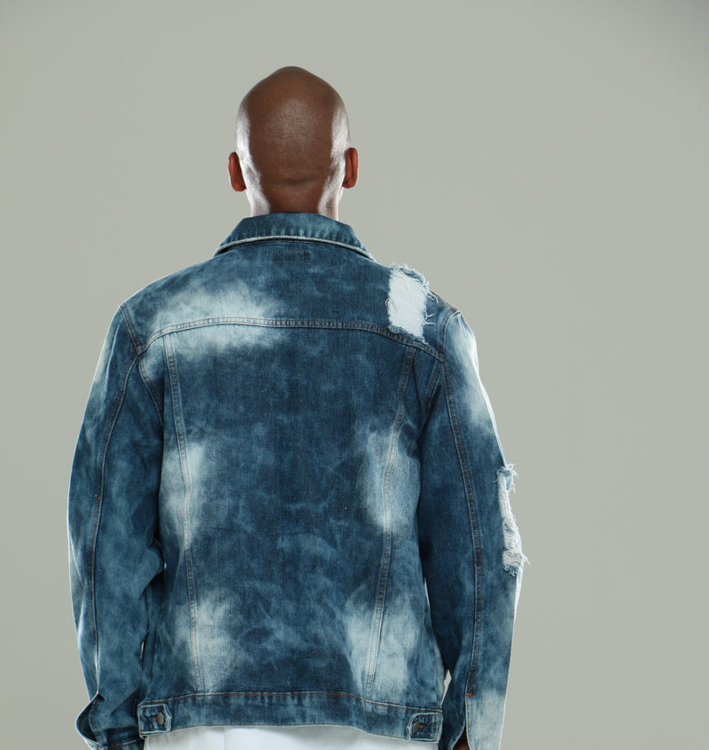Bleach Splattered Denim Jacket – Cstylez Apparel